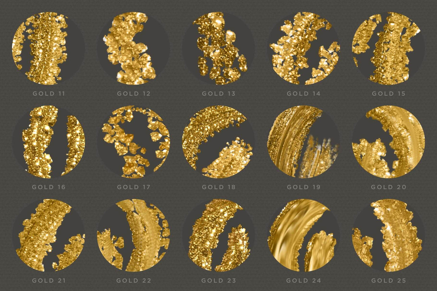 24K Gold Photoshop Brush Magic: Liquid Metallic Gold Brush Strokes ...