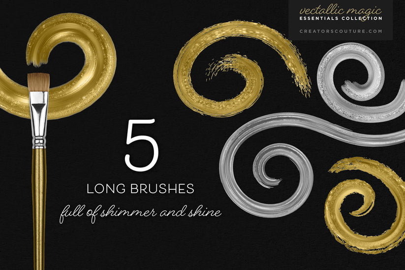 Vectallic Magic Illustrator Brush Revolution: The Essentials Collectio ...