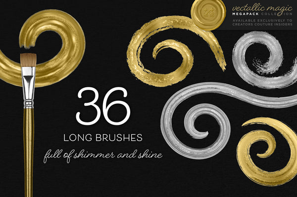 Vectallic Magic Illustrator Brush Revolution: The Megapack – Creators ...