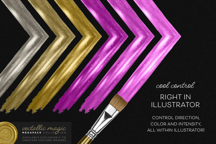 Vectallic Magic Illustrator Brush Revolution: The Megapack – Creators ...