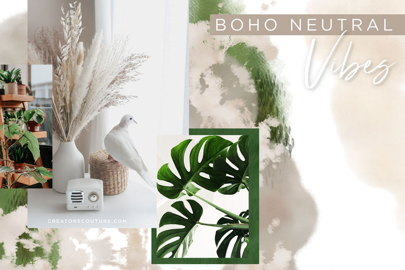 Boho Neutral Color Palettes for Color-Blending Photoshop Brushes ...