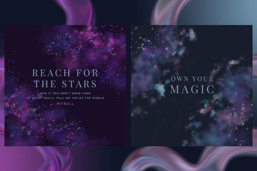 Galaxy Multi-Color Photoshop Brushes: Mystical, Celestial, Space-Inspi ...