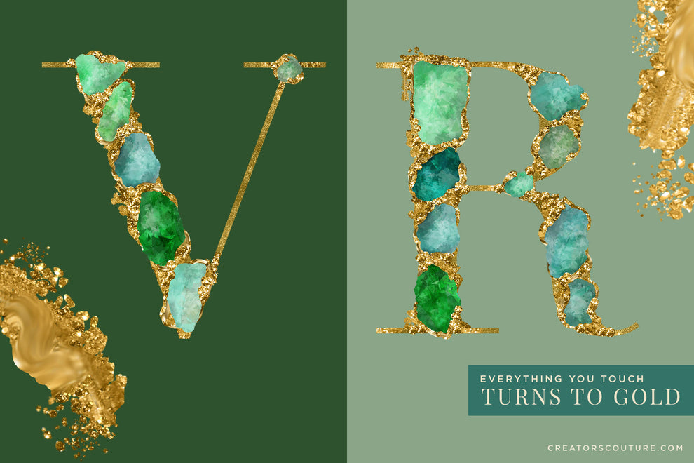 24K Gold Photoshop Brush Magic: Liquid Metallic Gold Brush Strokes ...